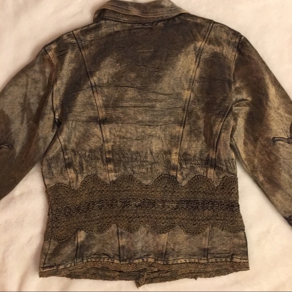 Flashback | Jackets & Coats | Flashback Metallic Jacket | Poshmark